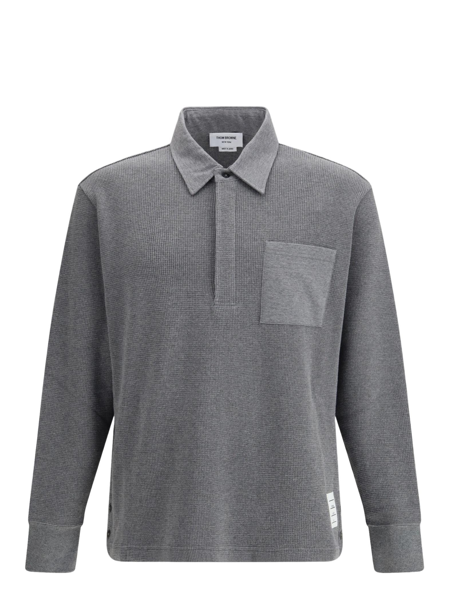 THOM BROWNE Thom Browne Logo Patch Polo Shirt